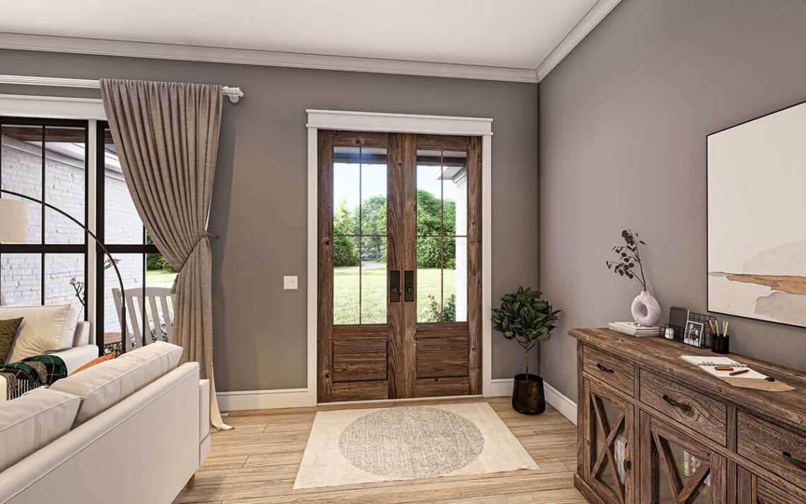 Modern Farmhouse Plan – Spacious 4-Bedroom, 2-Bathroom One-Story Home ...